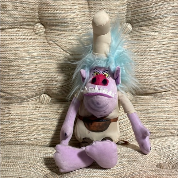 Trolls | Toys | Dreamworks Trolls Chef Bergen Plush Toy Purple And Blue ...